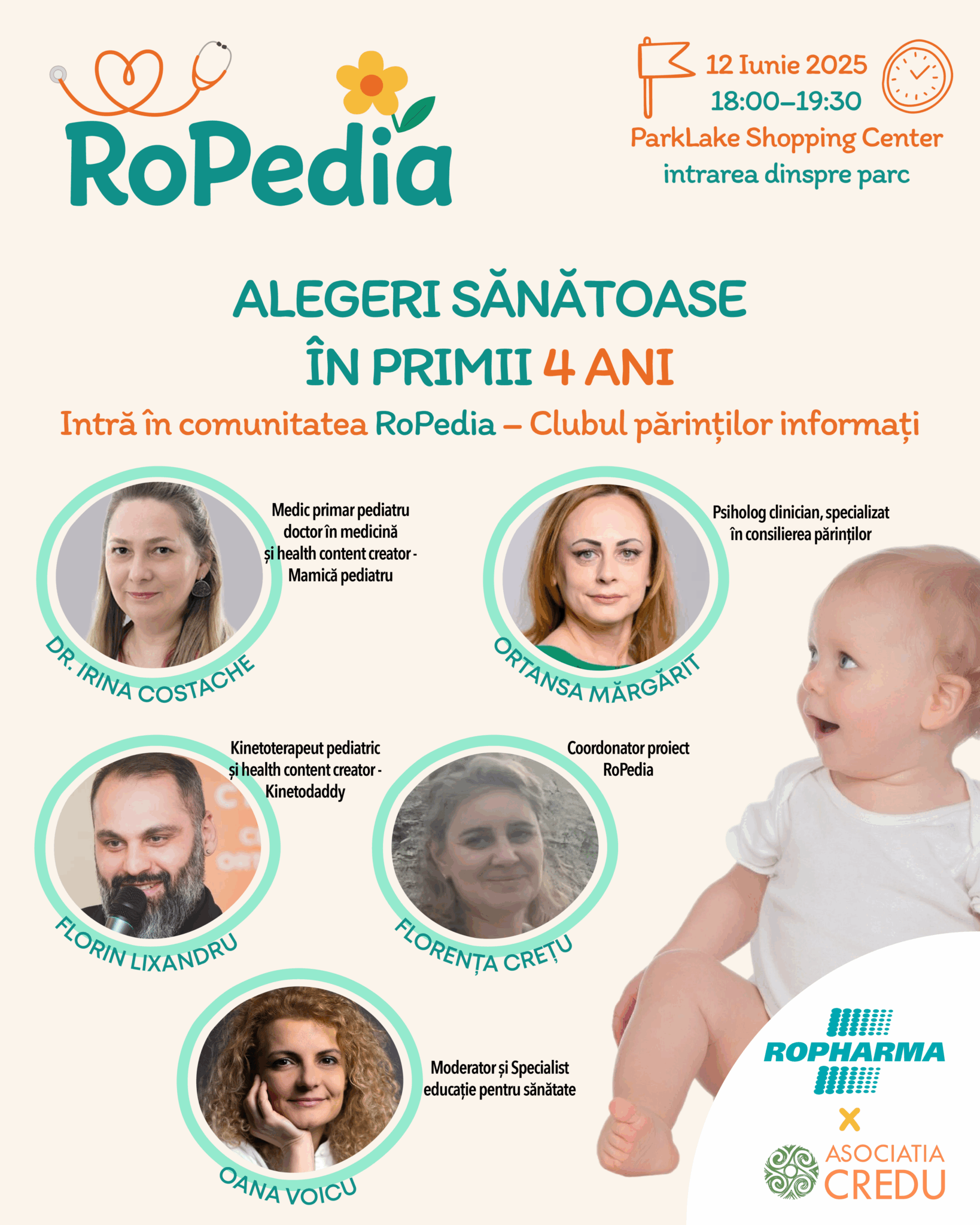 RoPedia te invită la conferința „Alegeri sănătoase în primii 4 ani”